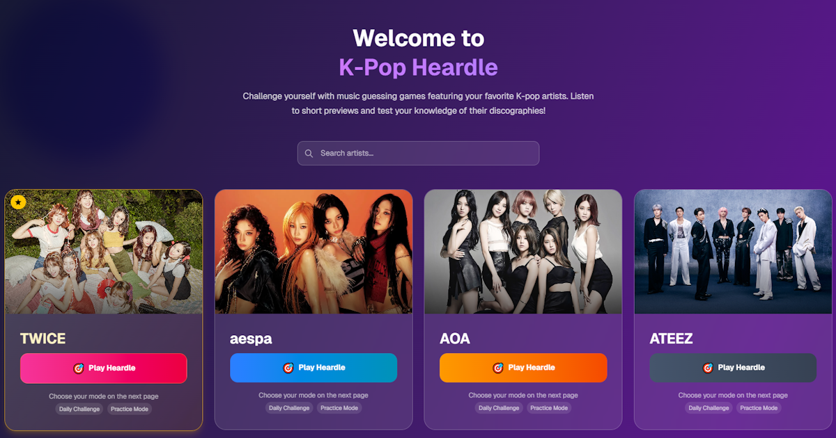 K-Pop Heardle 🎵